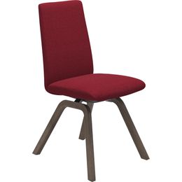 Polsterstuhl stressless "Laurel" Stühle Gr. B/H/T: 49 cm x 92 cm x 59 cm, ROHLEDER Stoff Q2 FARON, Vollholz, rot (red q2 faron, walnuss) Polsterstühle