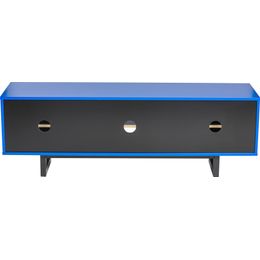 Lowboard Andas Sideboards Gr. B/H/T: 150 cm x 50 cm x 40 cm, bunt (schwarz, blau) Lowboards