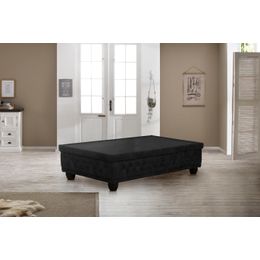 Couchtisch Home Affaire "Rysum" Tische Gr. B/H/T: 117 cm x 31 cm x 67 cm, grau (anthrazit, transparent) Couchtische eckig