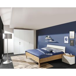 Hülsta Komplettschlafzimmer HÜLSTA "DREAM" Schlafzimmermöbel-Sets Gr. mit 4-türigen Kleiderschrank, B/H: 180 cm x 200 cm, weiß (reinweiß) Komplett-Schlafzimmer Komplett Schlafzimmer