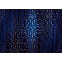 Komar Vliestapete "Mystique" Tapeten Gr. B/L: 4 m x 2,8 m, blau Türtapeten