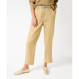 Culotte Brax "Style MIC S" Gr. 38K (19), Kurzgrößen, beige (sand) Damen Hosen Culottes Hosenröcke