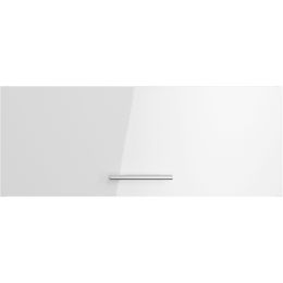 Klapphängeschrank Optifit "Klara" Schränke Gr. B/H/T: 90 cm x 35,2 cm x 34,9 cm, weiß (weiß lackiert, weiß) Hängeschränke