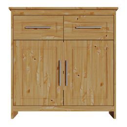 Schuhkommode Home Affaire "Lukas" Sideboards Gr. B/H/T: 84 cm x 85 cm x 37 cm, 2, beige (natur) Schuhkommoden