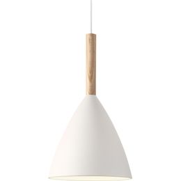 Pendelleuchte design for the people "Pure 20" Lampen Gr. Ø 20 cm Höhe: 35 cm, braun (holzfarben, weiß) Pendelleuchten und Hängeleuchten