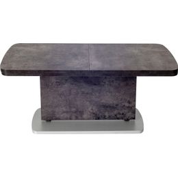 Couchtisch VIERHAUS Tische grau (dekor beton optik, grau, grau) Couchtische eckig