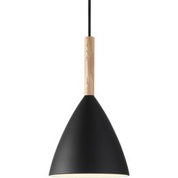 Pendelleuchte design for the people "Pure 20" Lampen Gr. Ø 20 cm Höhe: 35 cm, braun (holzfarben, schwarz) Pendelleuchten und Hängeleuchten