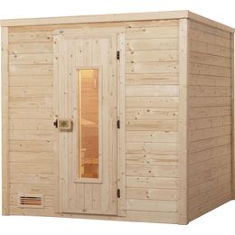 Weka Sauna "Bergen" Saunen beige (natur) Saunen