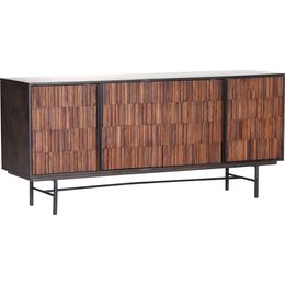 Sideboard GUTMANN FACTORY "Taranto" Sideboards Gr. B/H/T: 174 cm x 79 cm x 45 cm, grau (anthrazit) Sideboards