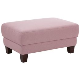 Hocker Home Affaire "Trondheim" Gr. B/H/T: 101 cm x 48 cm x 66 cm, Struktur fein, rosa (altrosa) Polsterhocker Hocker