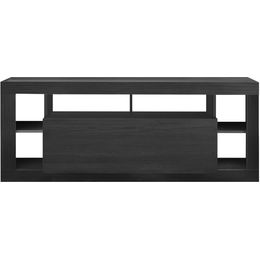 Lowboard Lc "Rimini" Sideboards Gr. B/H/T: 172 cm x 66 cm x 42 cm, schwarz (schwarz melamin holzstruktur) Lowboards