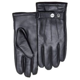 Pearlwood Lederhandschuhe Porter Atmungsaktiv, Wärmeregulierend, Wind - und Wasserabweisend, schwarz