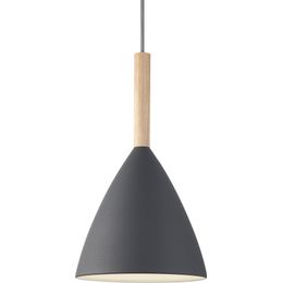 Pendelleuchte design for the people "Pure 20" Lampen Gr. Ø 20 cm Höhe: 35 cm, braun (holzfarben, grau) Pendelleuchten und Hängeleuchten
