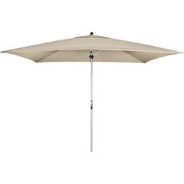 Rechteckschirm Doppler "Active Auto Tilt" Standschirme beige (natur) Sonnenschirme