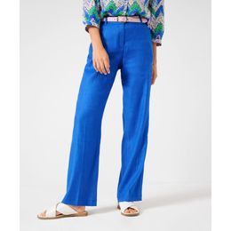 Culotte Brax "Style MAINE" Gr. 42K (21), Kurzgrößen, blau (dunkelblau) Damen Hosen Culottes Hosenröcke Bestseller