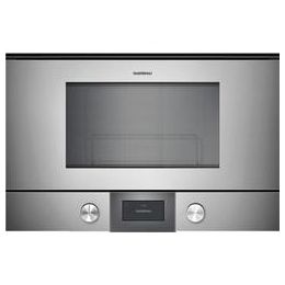 GAGGENAU BMP225110 Mikrowelle + Grill 21l Serie 200 Metallicallic Türanschlag...