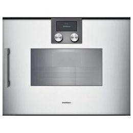 GAGGENAU BSP250131 Dampfbackofen 60 cm Serie 200 Silberber Türanschlag rechts...