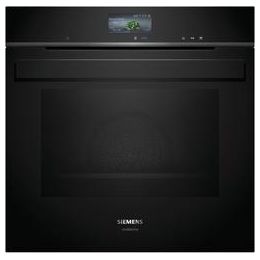 Siemens studioLine HS936GCB1 iQ700, Einbau-Dampfbackofen, 60 x 60 cm, Schwarz...