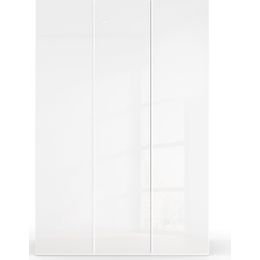 Drehtürenschrank Rauch "Skat Meridian" Schränke Gr. B/H/T: 151 cm x 223 cm x 63 cm, 3 St., weiß (alpinweiß, glas kristallweiß) Drehtürenschränke
