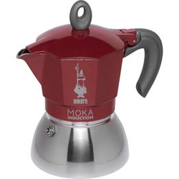 Espressokocher New Moka Induction 4 Tassen rot - Bialetti