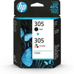 HP 305 2er-Pack Cyan/Magenta/Gelb/Schwarz Original Druckerpatrone