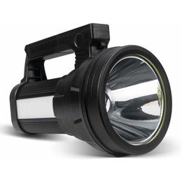Ultrastarke LED-Taschenlampe, 20000 mAh/ 15000 Lumen/ 6 Modi/ IPX4 Wasserdichte, wiederaufladbare LED-Taschenlampe zum Wandern, Camping – Gürtel und