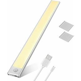 LED-Unterbauleuchte 76 wiederaufladbare LEDs Schrankbeleuchtung mit Bewegungssensor USB-Akku Schrankbeleuchtung Küchenbeleuchtung