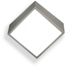 Inspired Mantra - Mini - Flush Wandleuchte Square 2x5W G9 led (nicht inkl.), Silber, IP44