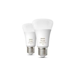 PHILIPS Hue - 2 glÜhbirnen e27 9w a60 weiss und farbe ambiance 929002468802 29131700