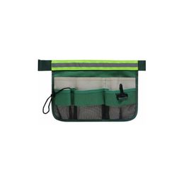 Gartenwerkzeugtaschen mit reflektierendem Streifen, verstellbare Gürteltasche zum Aufhängen für Zangen, Schraubenschlüssel, Aufbewahrungstasche für