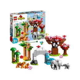 Lego DUPLO 10974 Wilde Tiere Asiens Bausatz, Mehrfarbig
