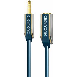 Click cas 70488 - Audio Kabel, 3,5 mm Klinken Kabel Verlängerung 3 m (click c 3.5mm/3.5mm ja (audio,ext.) 0300) - CLICKTRONIC