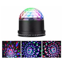 Lycxames - LED-Disco-Kugel, 51 LEDs, 12 w, 7 Farben, Disco-Lampe, Party-Licht, RGB-Lichteffekt, Bühnenbeleuchtung, Party-Licht-Dekoration