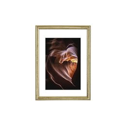 Hama - Phoenix Fotorahmen aus Holz, golden, 30 x 40 cm