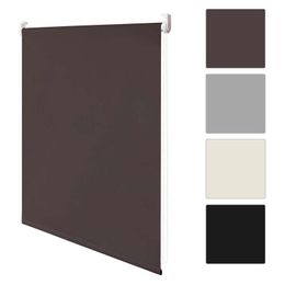 VINGO - Verdunklungsrollo 60x160cm Klemmfix Rollo Verdunkelung Fensterrollo Tageslicht Sichtschutz mit Beschichtung ohne Bohren für Fenster & Türen