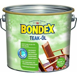 BONDEX - Teak Öl 2,5 l, farblos Teaköl Holzpflege Holzschutz