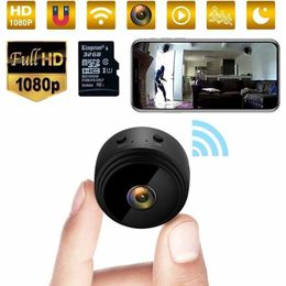 Mini-Kamera, hd 1080P WiFi Mini Micro Battery Überwachungskamera mit Infrarot-Nachtsicht, Bewegungserkennung und 32G SD-Karte Kleine drahtlose Kamera