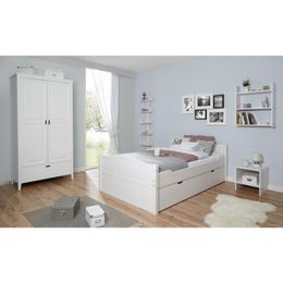 Ticaa Doppelbett "Leni" 140x200 mit 2er Schubkästen