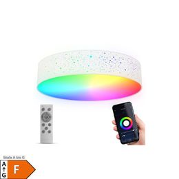 B.K.LICHT WiFi TUYA RGB/CCT LED Deckenleuchte, LED/30W