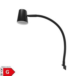 kalb LED Bettleuchte, Leseleuchte, Schreibtischleuchte schwarz, warmweiß, 1er SET