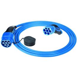 Ladekabel Mode 3, Typ 2, 20A, 1PH ,blau/schwarz, 7,5 Meter - Mennekes