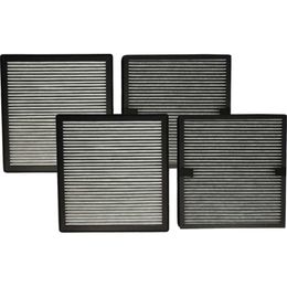 4-teiliges Filter-Set kompatibel mit Ideal AP25 Luftreiniger - HEPA-Filter, Aktivkohlefilter - vhbw