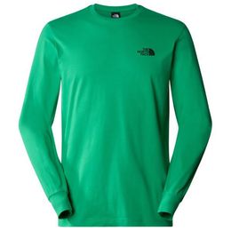 The North Face - L/S Redbox Tee - Longsleeve Gr L grün