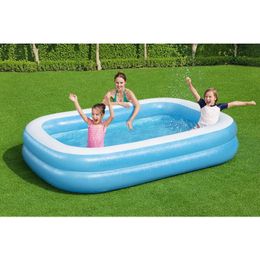 Bestway - Family Pool Blue Rectangular, 262 x 175 x 51 cm, 54006