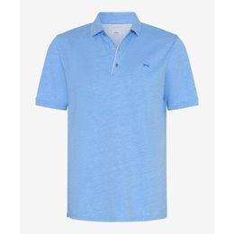Brax Herren Poloshirt Style PEJO, Blau, Gr. L