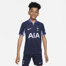Tottenham Hotspur 2023/24 Stadium Away Nike Dri-FIT Fußballtrikot für ältere Kinder - Blau