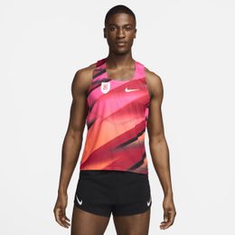 Nike AeroSwift Bowerman Track Club Laufsinglet für Herren - Rot