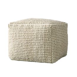 Bloomingville - Fleur de sel Pouf, H 50 x W 60 cm, natur