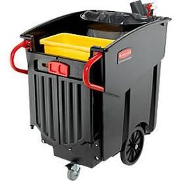 Mobiler Sammelbehälter Rubbermaid Mega BRUTE®, 454 l, B 698 mm, schwarz