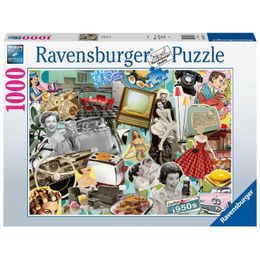 RAVENSBURGER VERLAG Ravensburger Puzzle 17387 Die 50er Jahre - 1000 Teile Puzzle für Erwachsene und Kinder ab 14 Jahren
